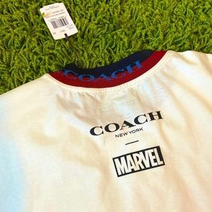 Coach | Tops | Limited Edition Coach X Marvel Wonder Woman Shirt | Poshmark
